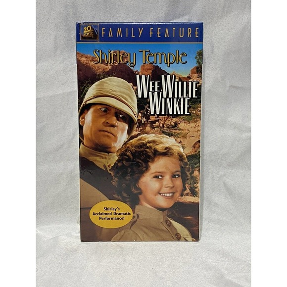 Media | Wee Willie Winkie Vhs Sealed Unopened Colorized Shirley Temple ...